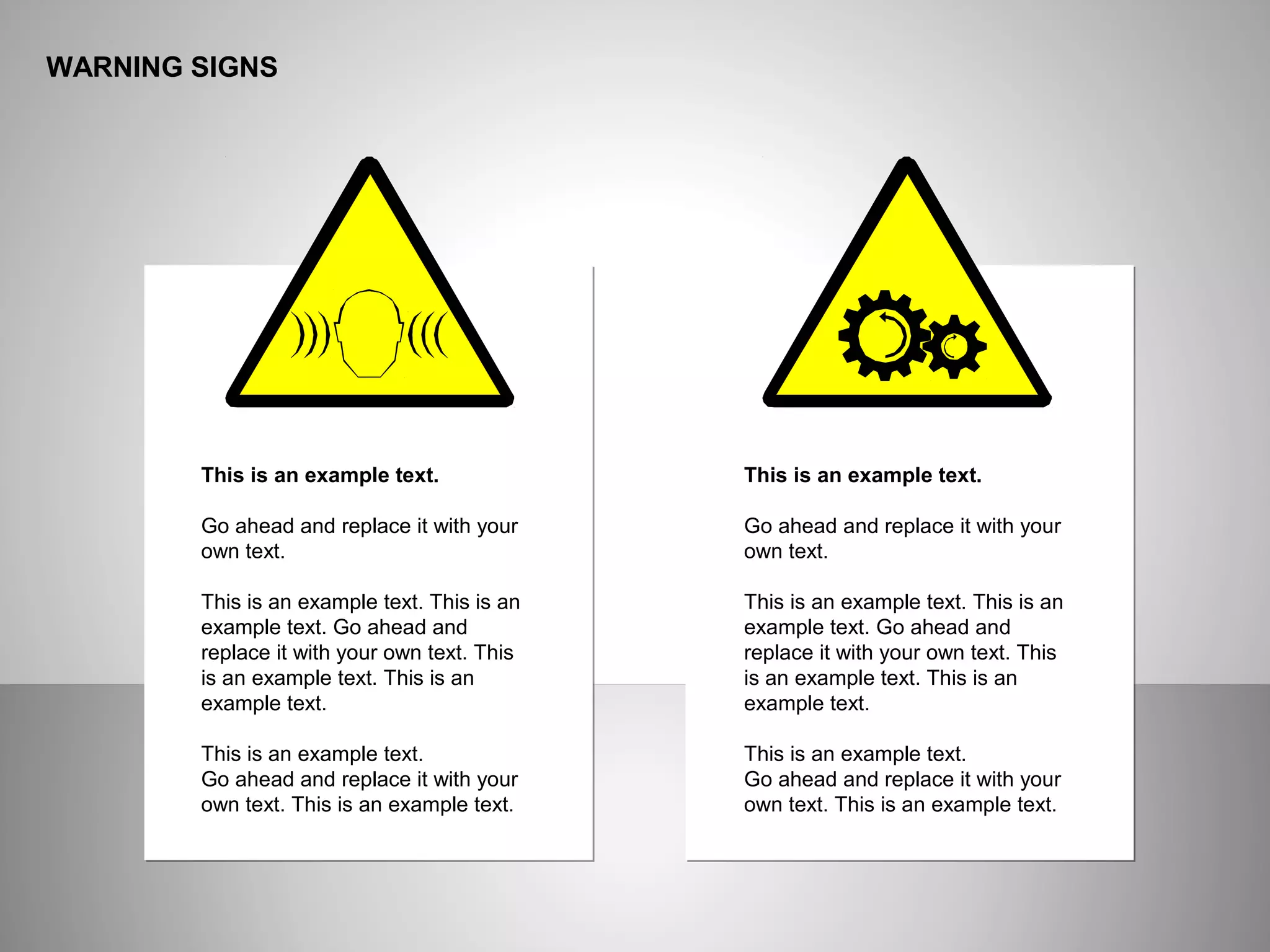 Warning Signs for PowerPoint | PPT