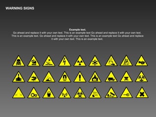 Warning Signs for PowerPoint | PPT