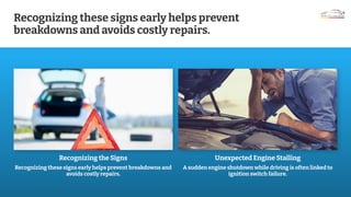 Warning Signs of a Faulty Mercedes Ignition Switch Explained | PDF