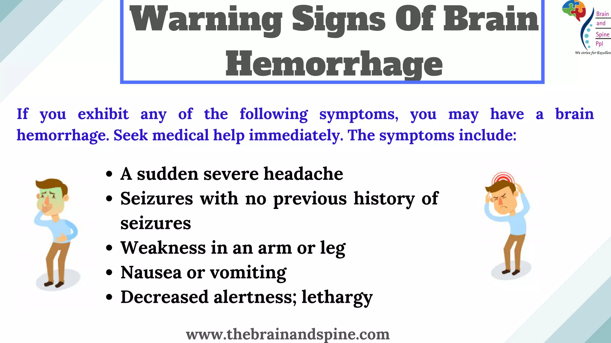 Warning Signs Of Brain Hemorrhage | PPT