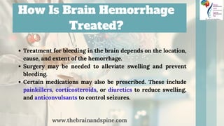 Warning Signs Of Brain Hemorrhage | PDF