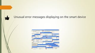 Warning Signs of Malware Infection | PPTX