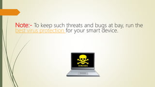 Warning Signs of Malware Infection | PPTX