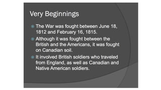 War of 1812 ppt | PPTX