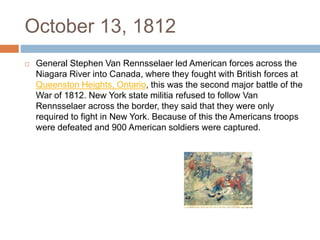 War of 1812 Timeline | PPTX