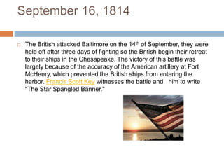 War of 1812 Timeline | PPTX