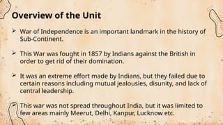 War of Independence 1857- History (Part 1).pptx