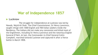 War of independence a presentation on this topic | PPTX