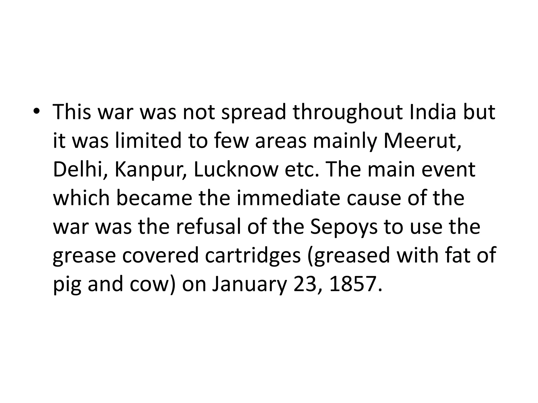 War of independence 1857 | PPTX