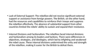 WAR OF INDEPENDENCE 1857.presentation.... | PPTX