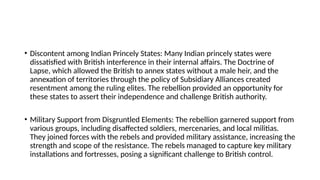 WAR OF INDEPENDENCE 1857.presentation.... | PPTX