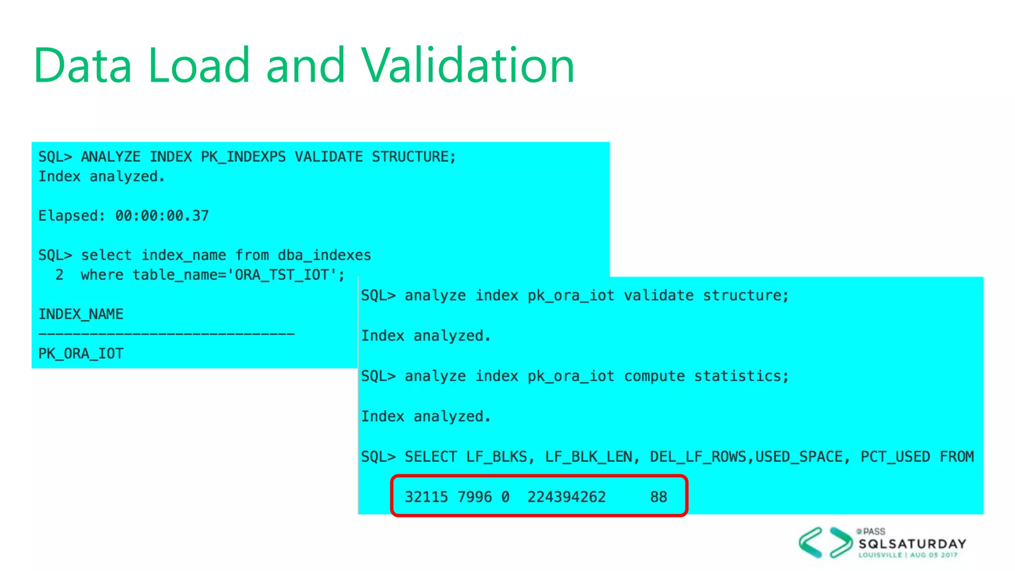 Oracle vs. SQL Server- War of the Indices | PPT