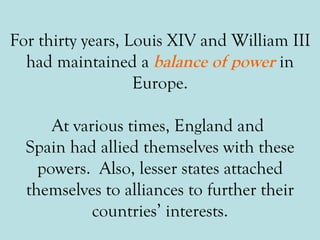 War of spanish succession | PPT