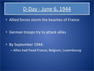 War On Two Fronts | PPT