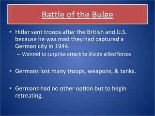 War On Two Fronts | PPT