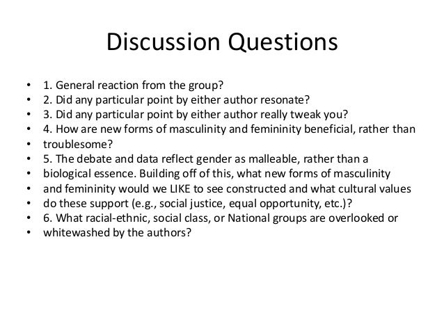 The War on Women: The End of Men?