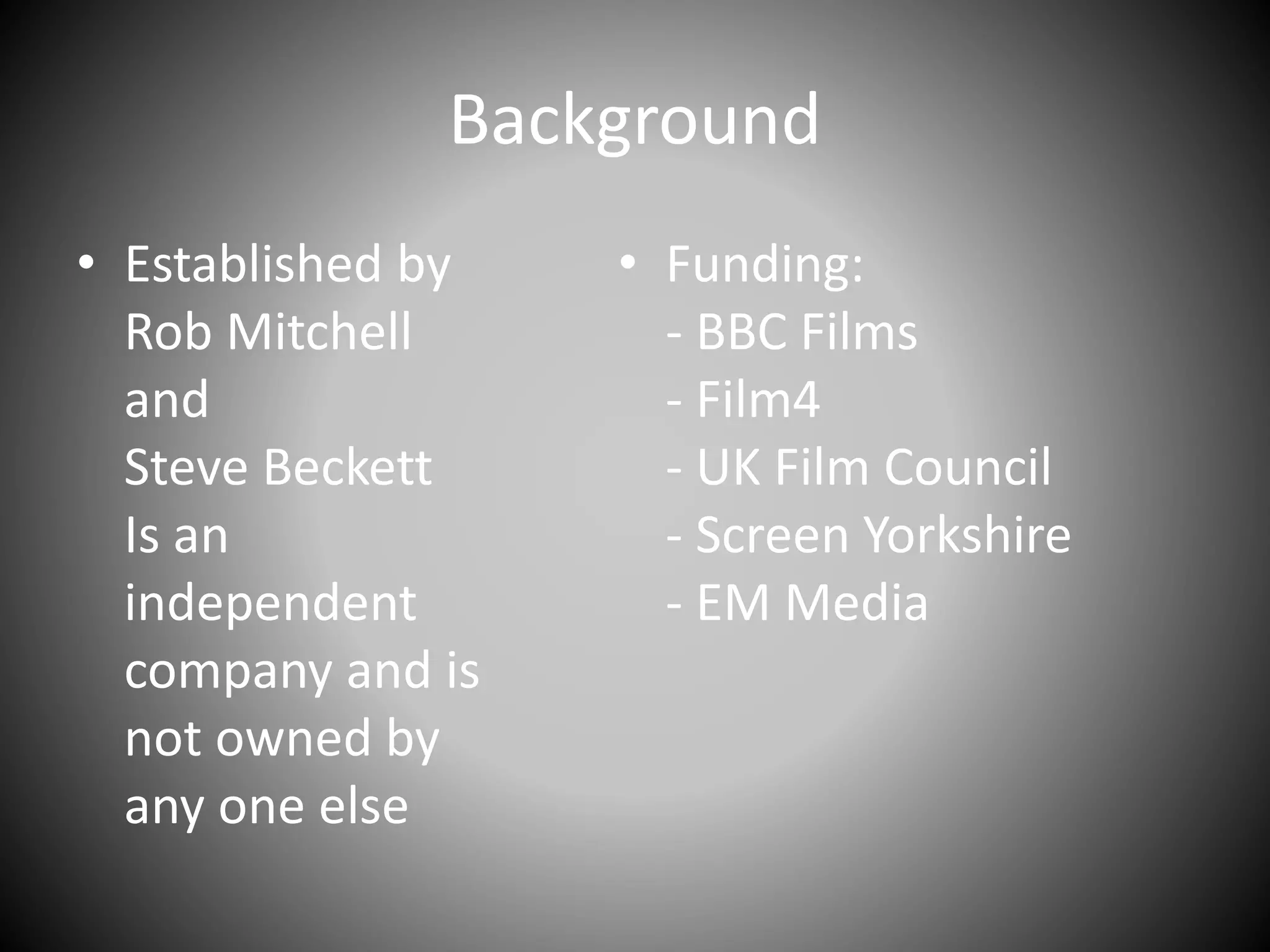 Warp Films | PPTX | Media Industry | Industries