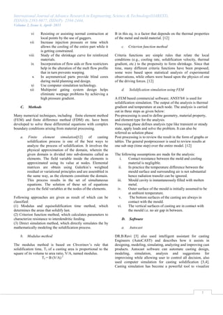 Warpage in casting a review | PDF