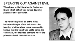 elie wiesel, nobel winning author of holocaust memoir night,- dies at ...