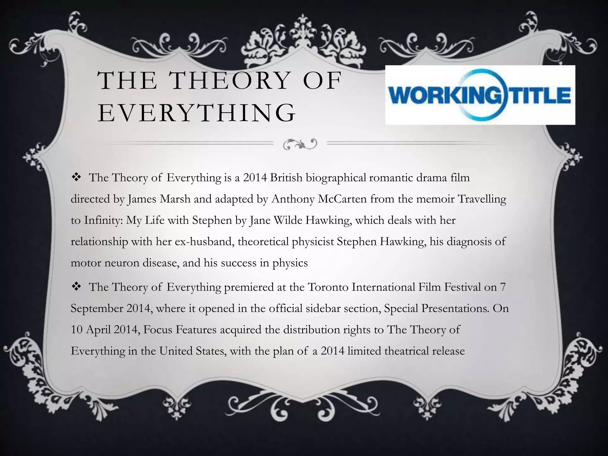 Warp film & working titles films | PPT