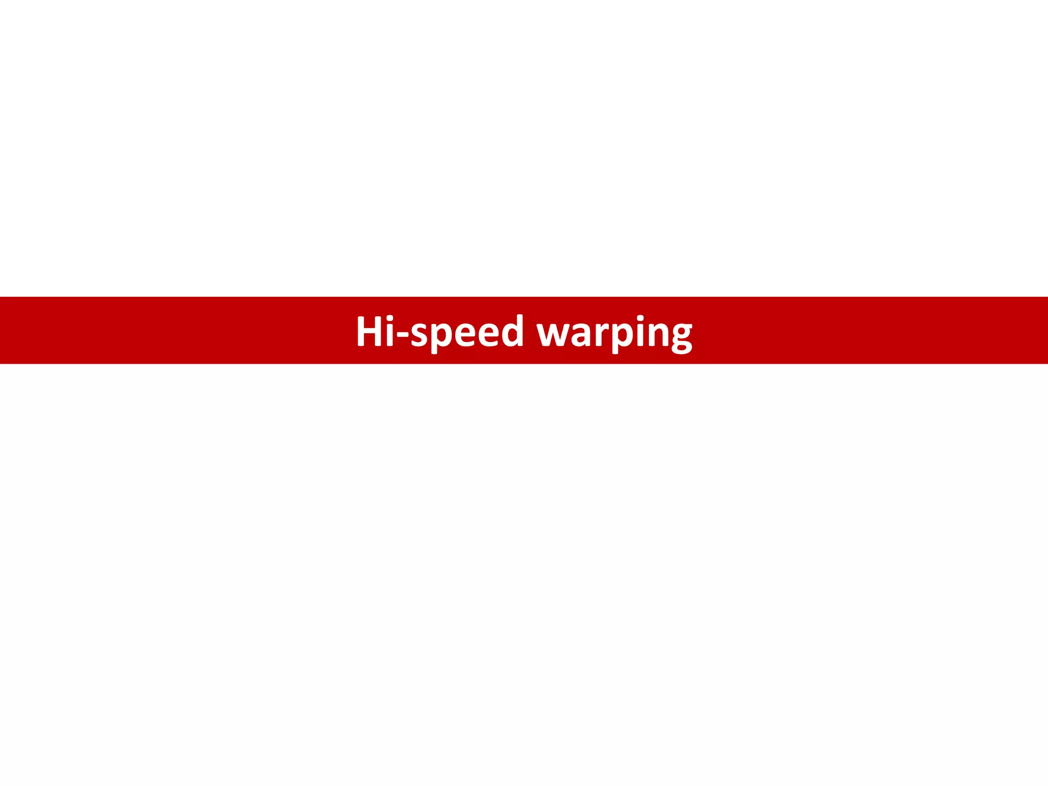 Warping | PPTX