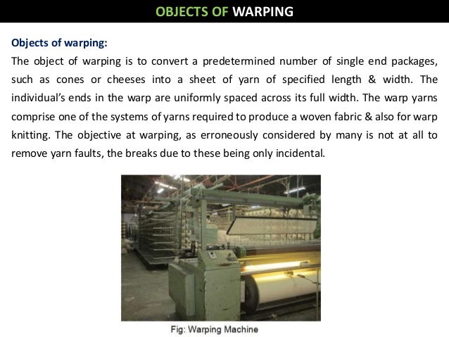 Warping
