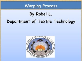Warping process | PDF
