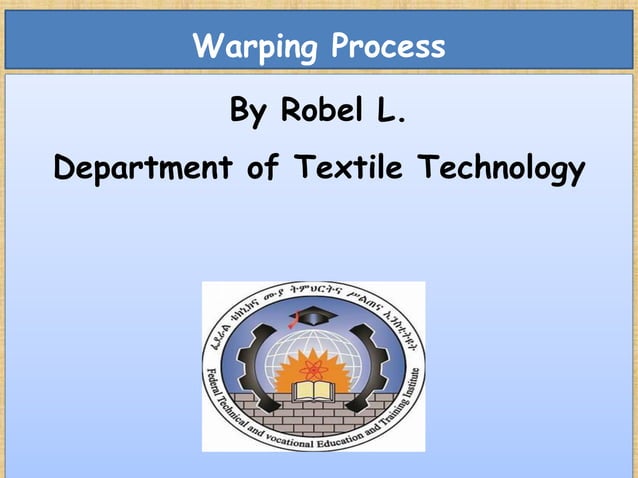 Warping process | PDF