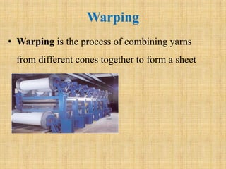 Warping process | PDF