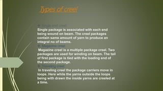 Warping machine in weaving mill. | PPTX