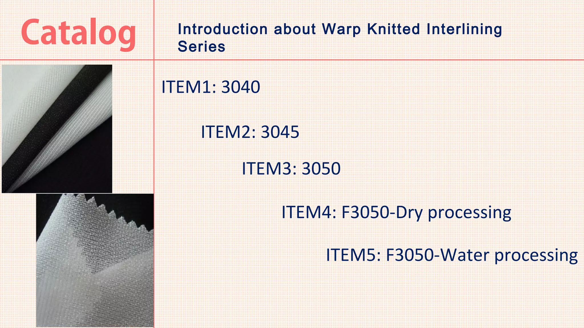 Warp knitted interlining | PPT