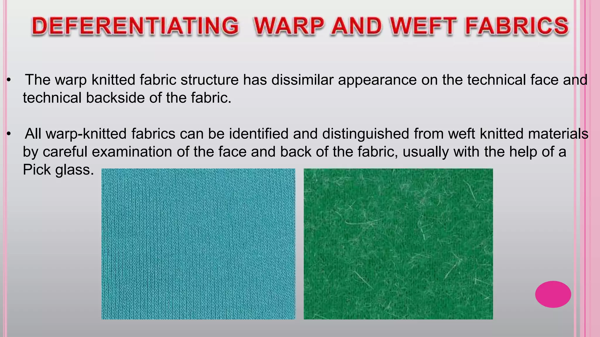 Warp knitting working process. | PPTX