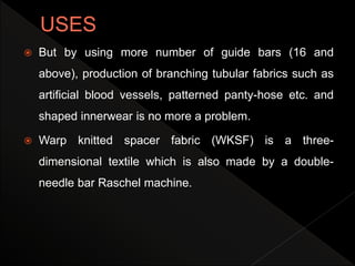 Warp knitting | PPTX