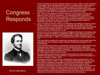 War Powers in Action: The American Civil War | PPT