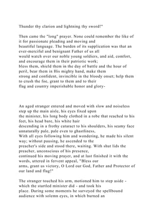 War Prayer By Mark Twain (1835 – 1910) .docx | Religious (Music and ...