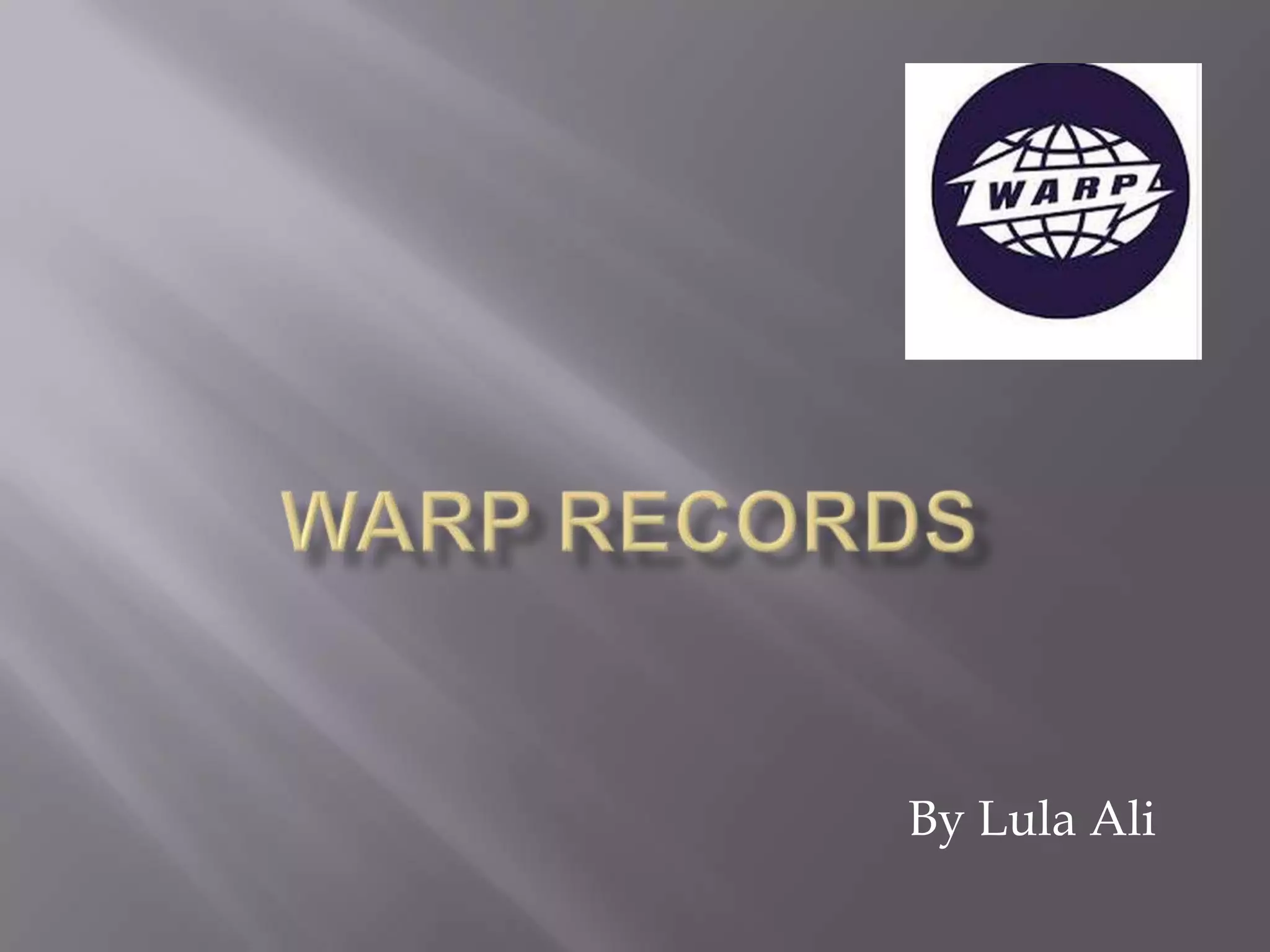 Warp Records and Flying Lotus Research | PPT