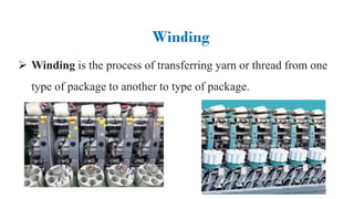 Warp winding | PDF
