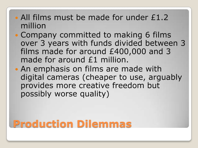 Warp x films | PPTX | Video Production | Content Production