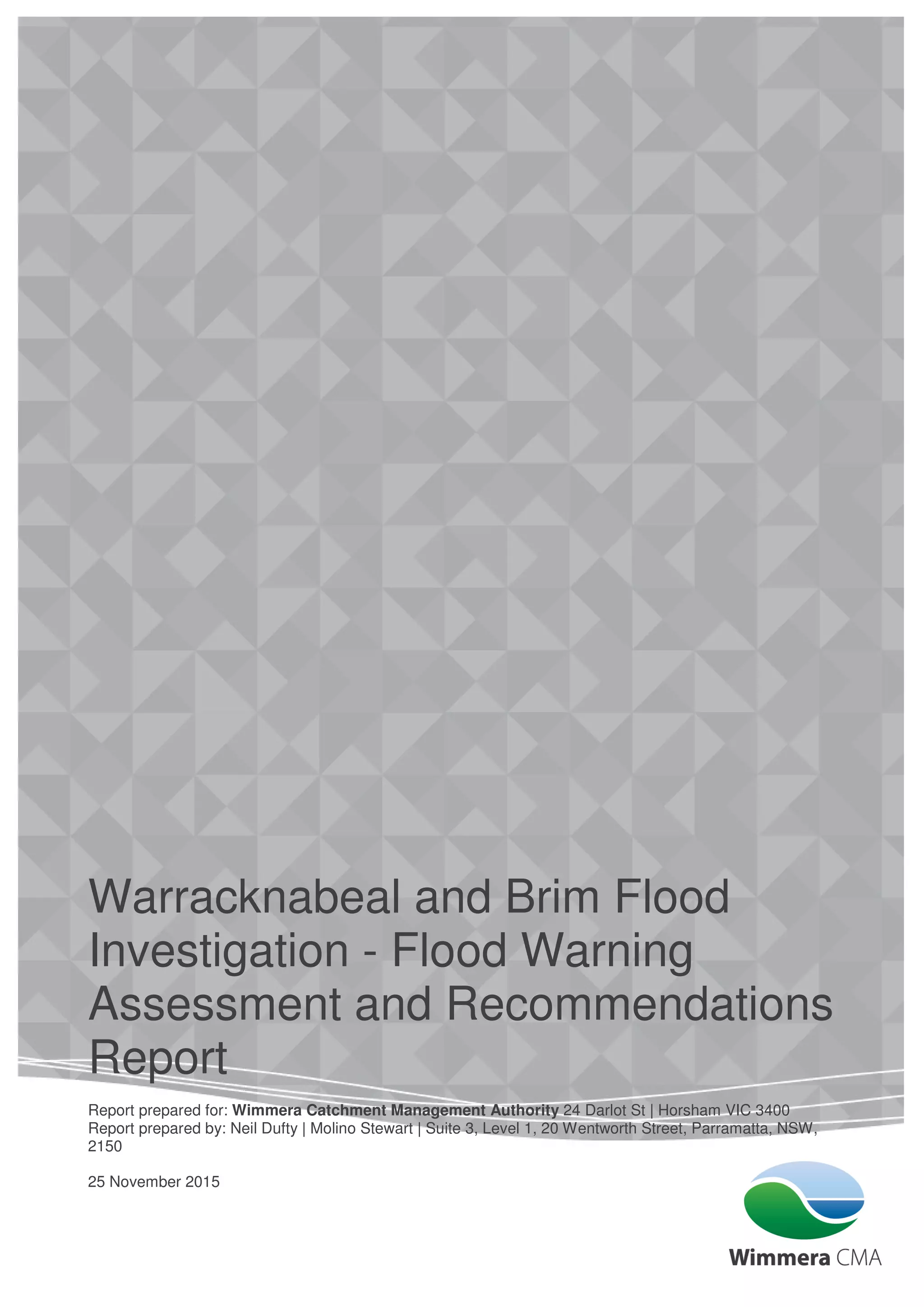 Example of a Total Flood Warning System Assessment | PDF