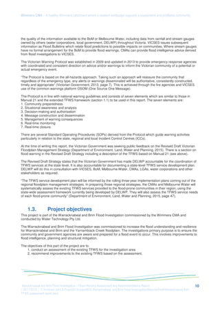 Example of a Total Flood Warning System Assessment | PDF