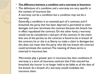 WARRANTIES in Marine Insurance definition .pptx