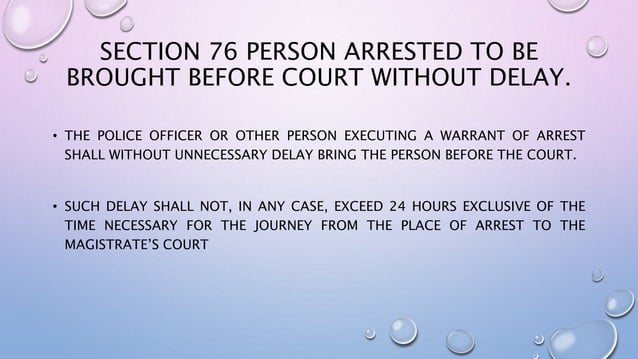 Warrant of arrest | PPTX