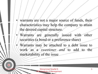 Warrant ppt | PPTX