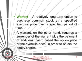Warrant ppt | PPTX