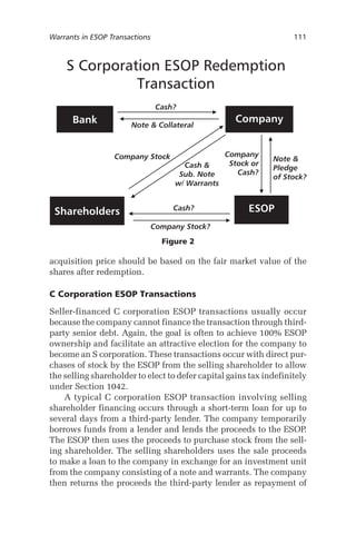 Warrants in ESOP Transactions | PDF