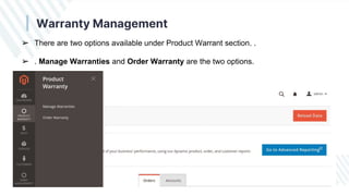 Warranty Management System for Magento 2 | PPT