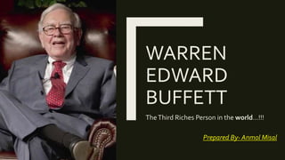 Warren Buffett -a short biography | PPTX