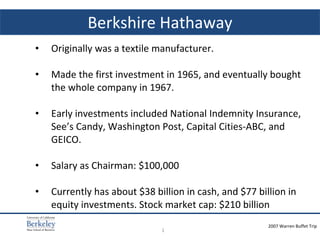 Warren Buffett Presentation | PPT