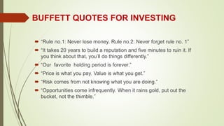 Warren buffet | PPTX