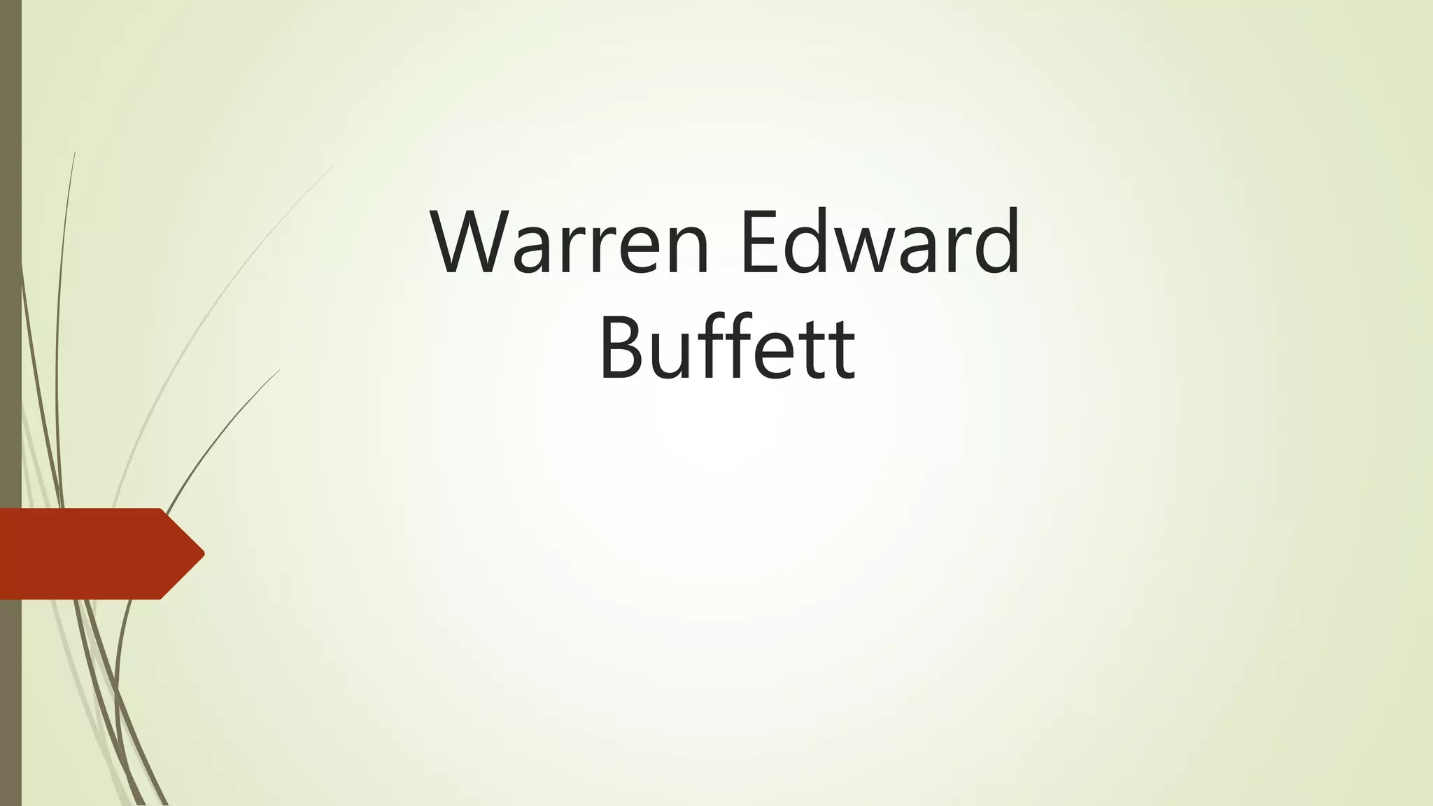Warren buffett | PPTX